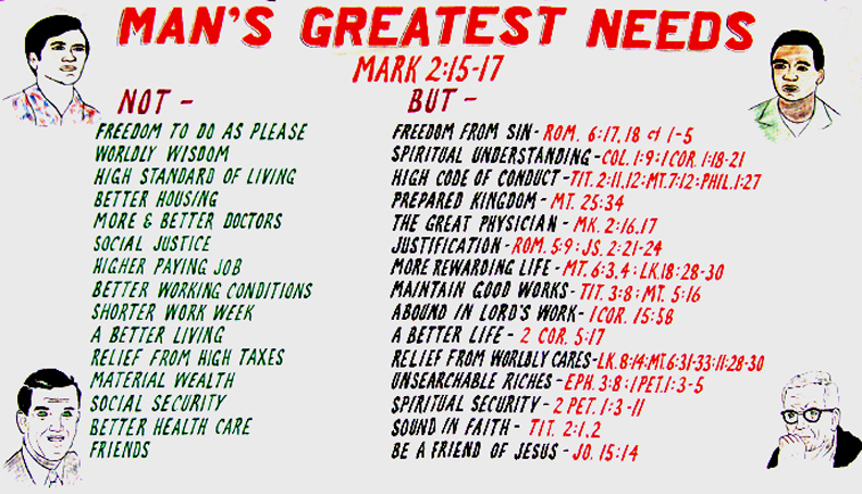 People's Greatest Need is Salvation